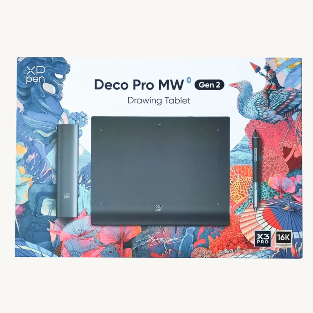 Tableta De Dibujo XP-Pen Deco Pro MW 2Gen BT + Keydial ACK05 ...