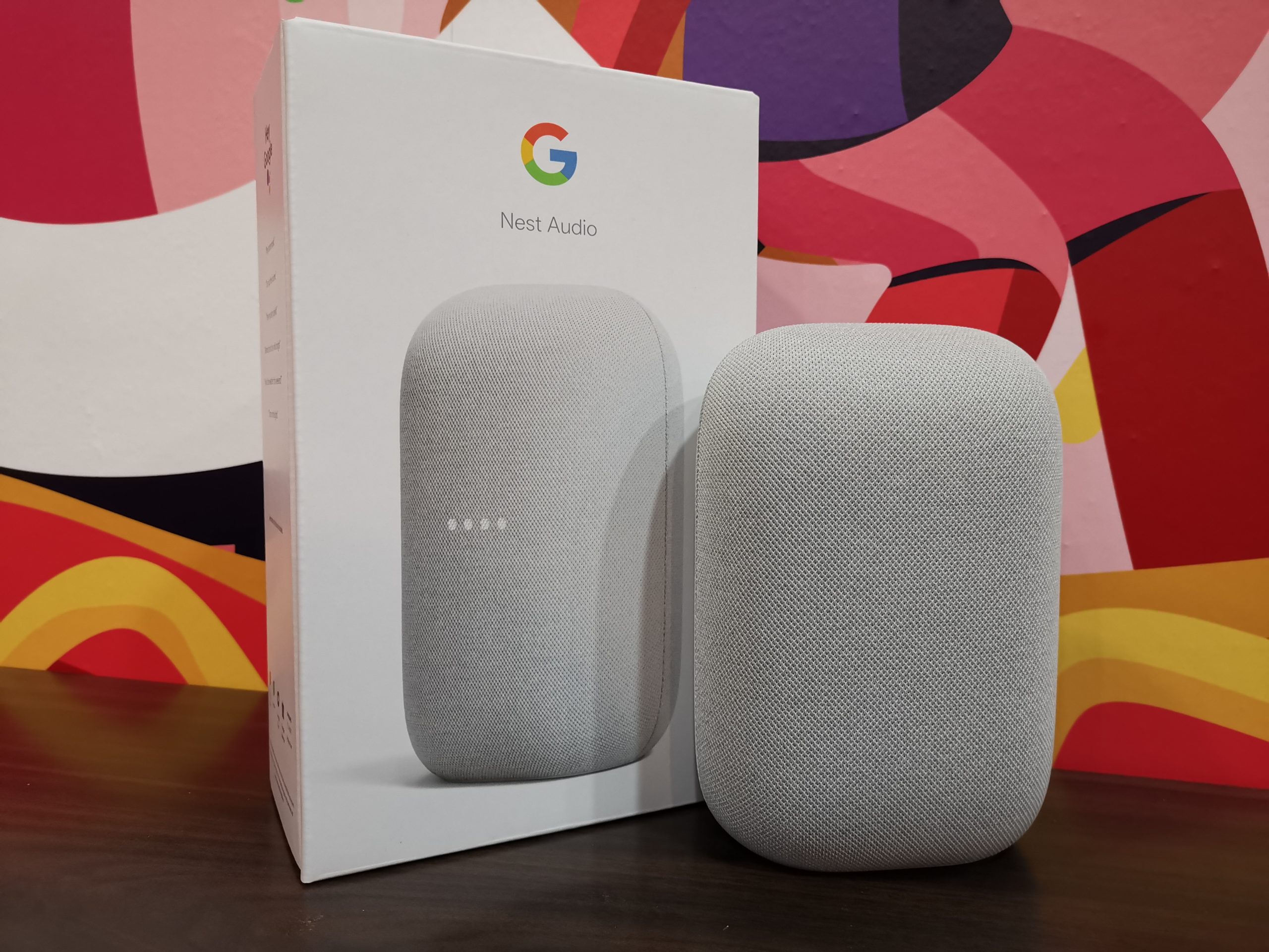 Google Nest Audio Parlante Inteligente Asistente De Google - GADGETSTORE.EC