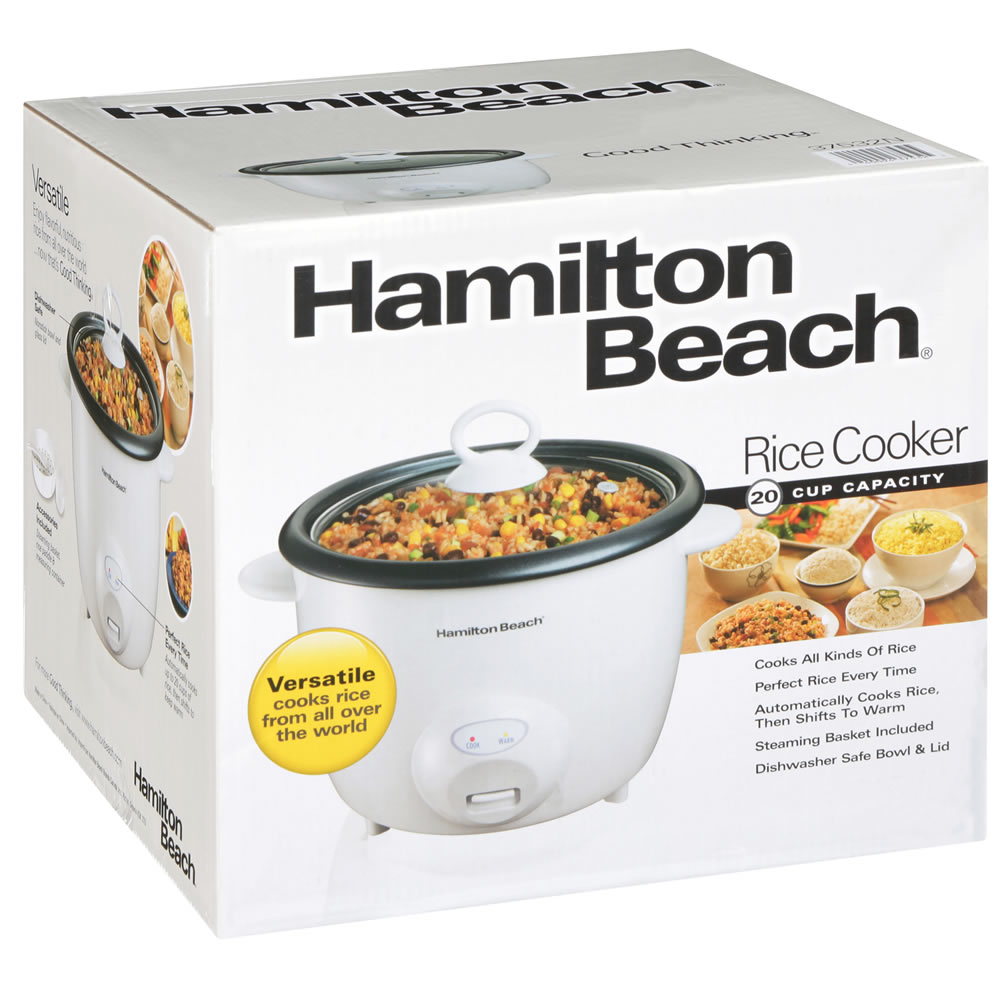 Olla Arrocera 20 Tazas Hamilton Beach 37532 5H00030 - GADGETSTORE.EC