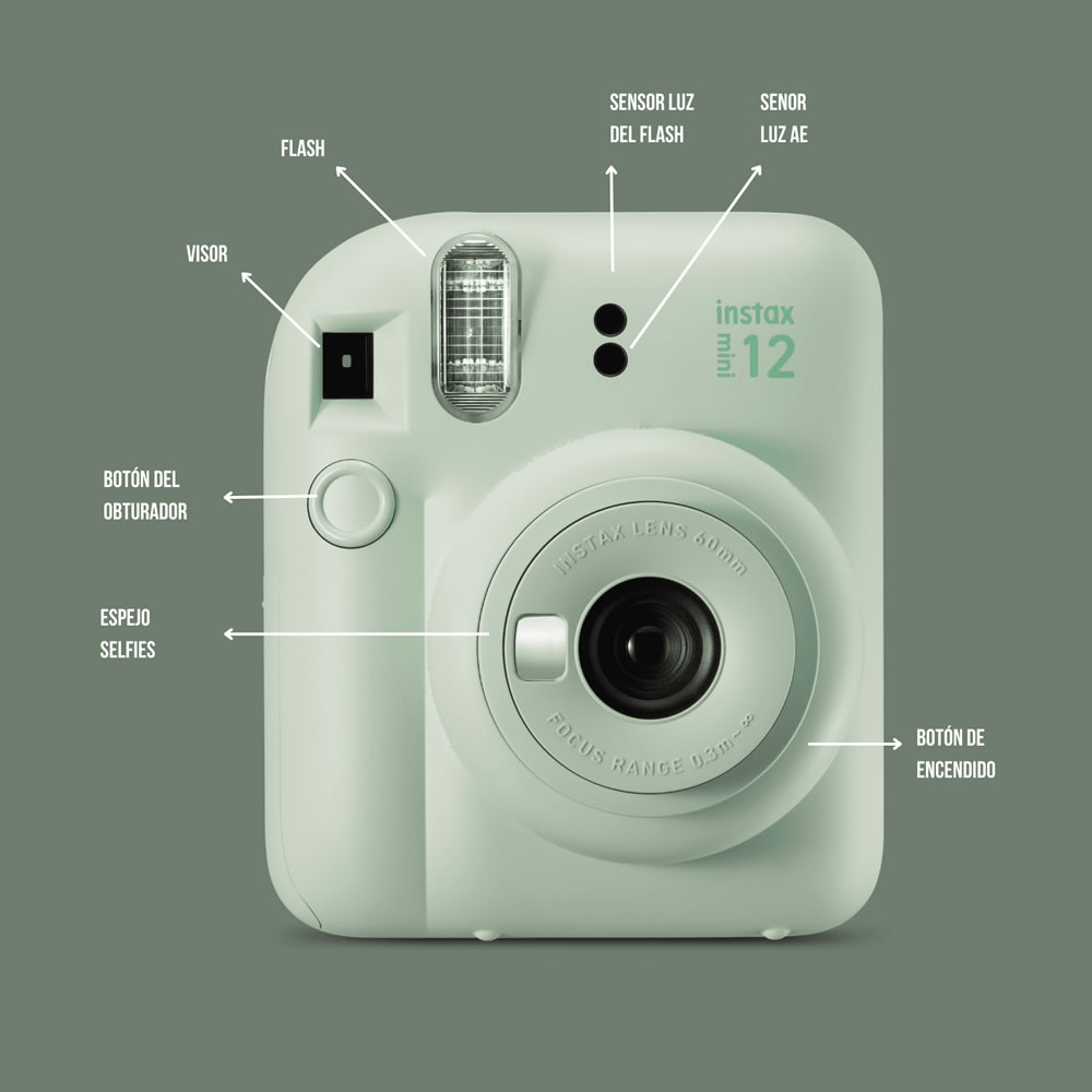 Fujifilm Instax Mini 12 Camara Instantanea Imprime Fotos - GADGETSTORE.EC