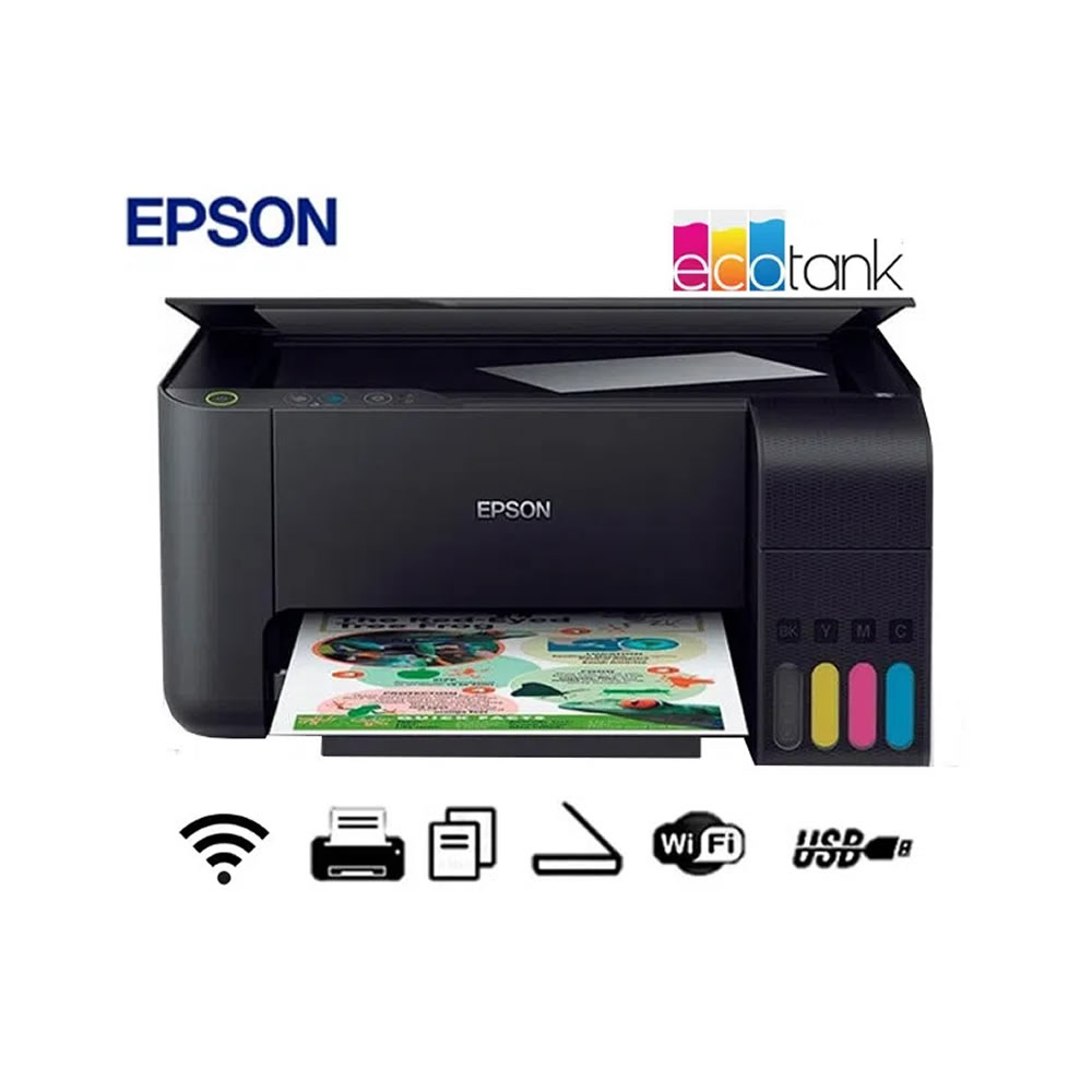 Impresora Inalambrica WIFI Multifuncion Epson Ecotank L3250 Tinta ...
