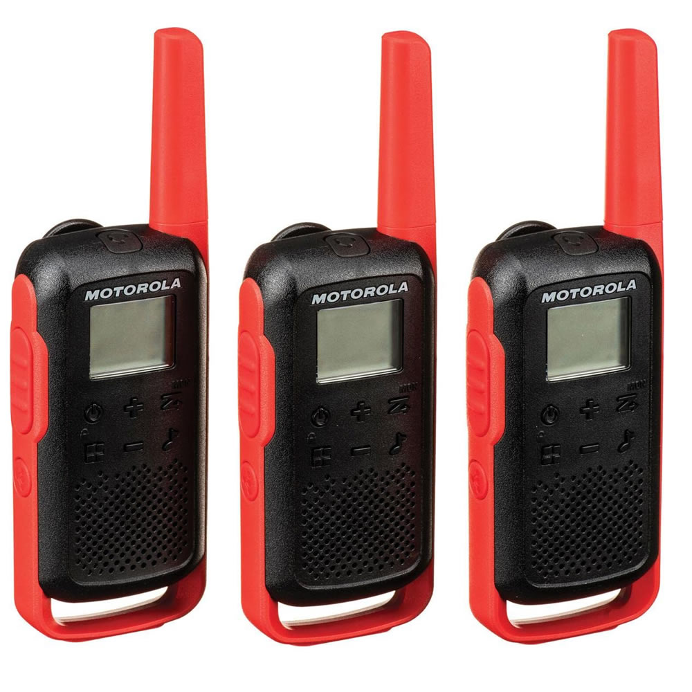 Motorola Walkie Talkie Talkabout T210 Kit De 3 Radios T210TP ...