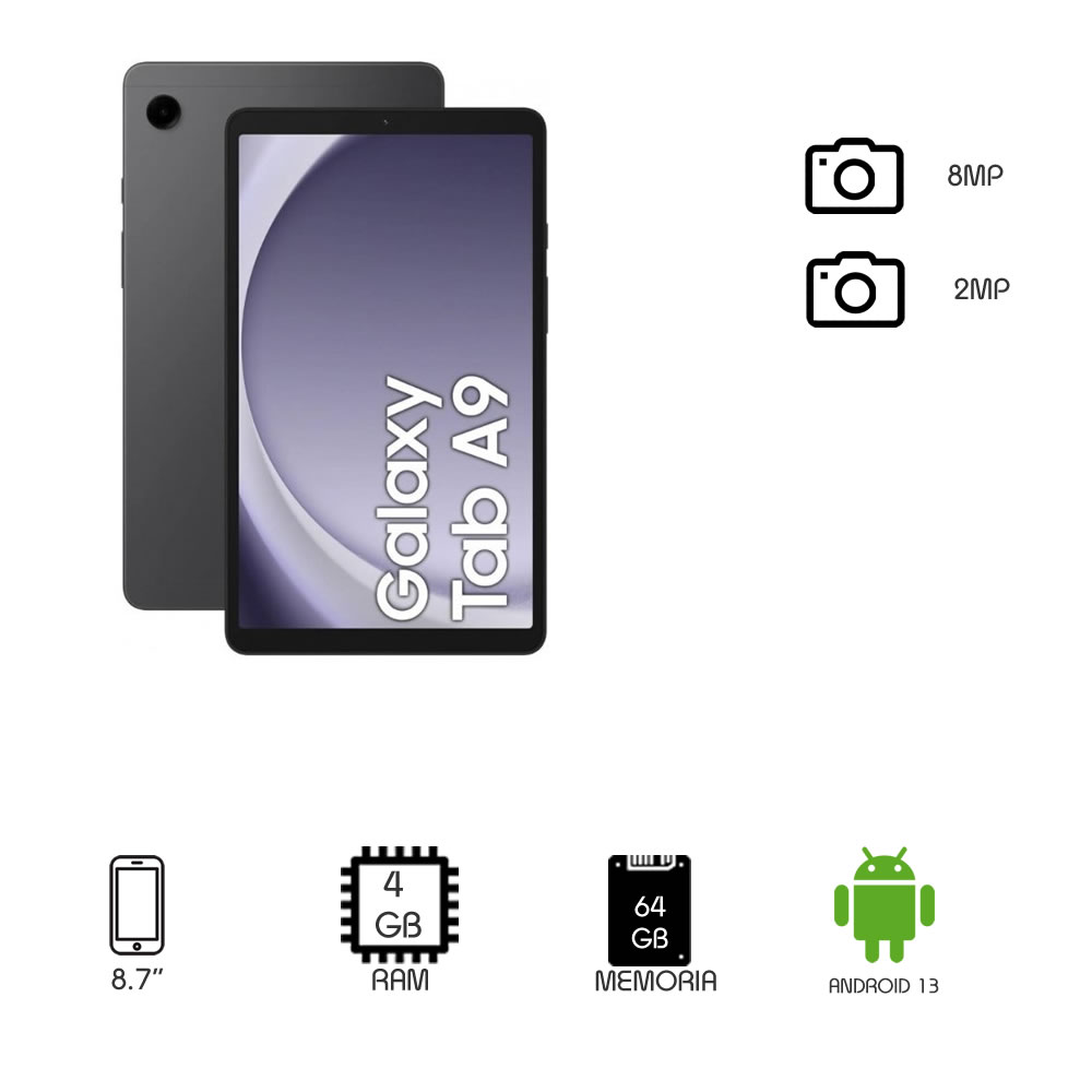 Samsung Galaxy Tab A9 SM-X115 Lte 8.7 4gb/64gb - GADGETSTORE.EC
