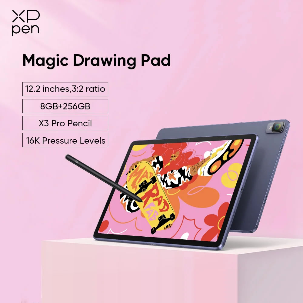 Tablet Android de Dibujo XP-Pen Magic Drawing Pad 12.2 8GB/256GB ...