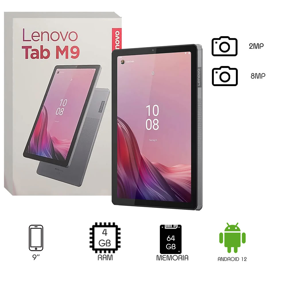 Tablet Lenovo Tab M9 LTE 4GB 64GB 9´´ HD - GADGETSTORE.EC