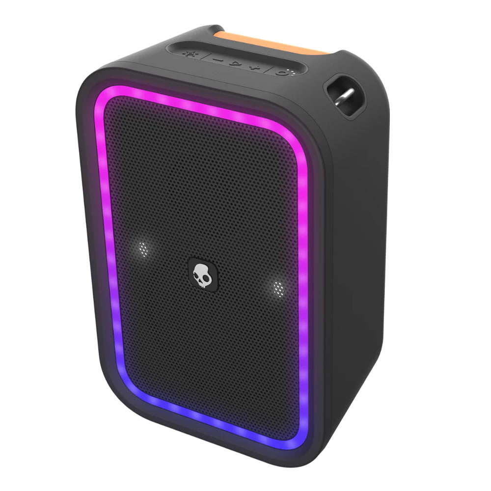 Parlante Bluetooth Skullcandy Stomp Party – IPX7 LED 12Hr Multi-Link ...